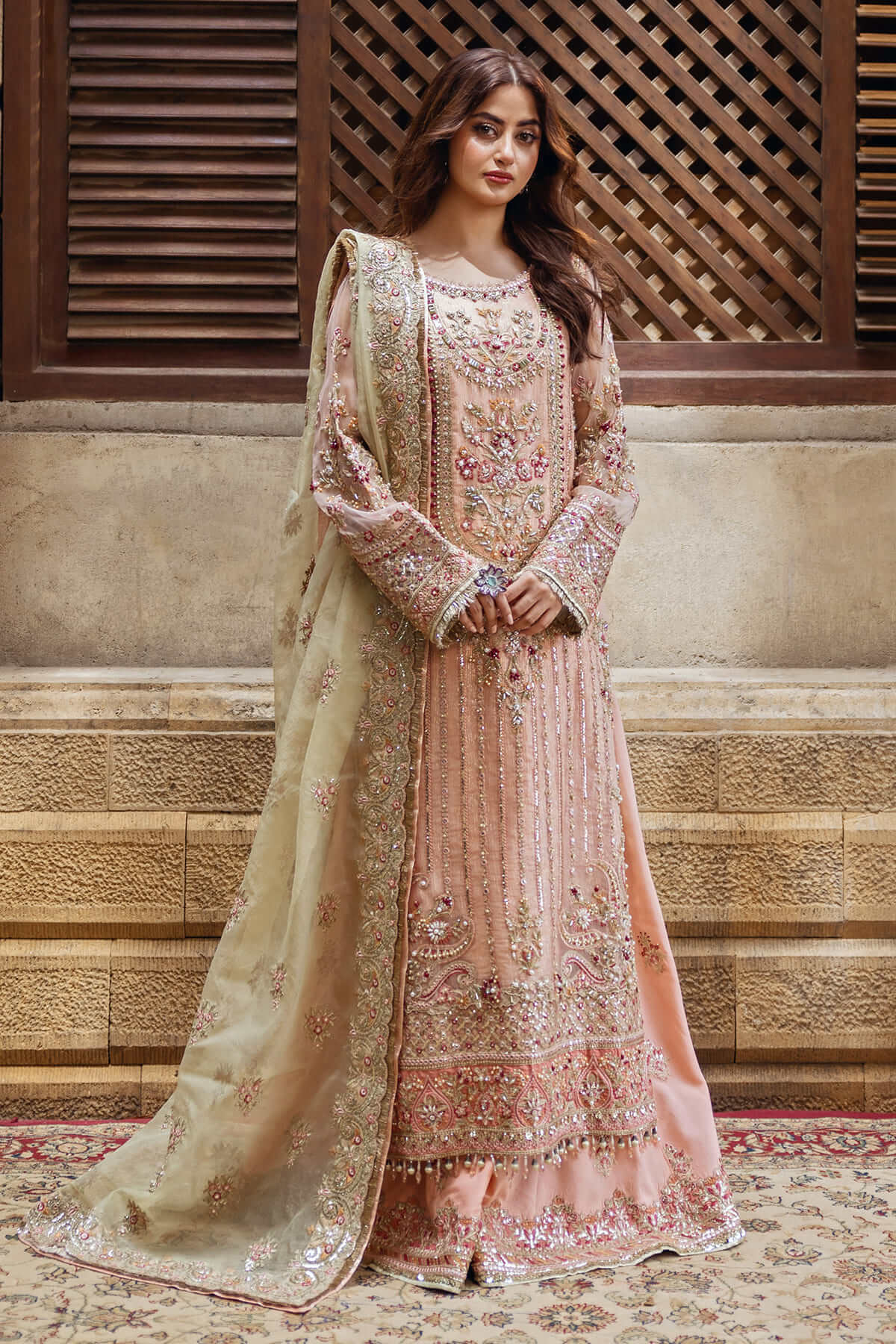 Imrozia Premium SB-27 Zarqash Sajal Bridal Collection 2025 – Sara Clothes
