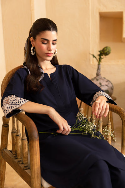 Twilight Tides Cambric Unstitch | Azure | Sara Clothes