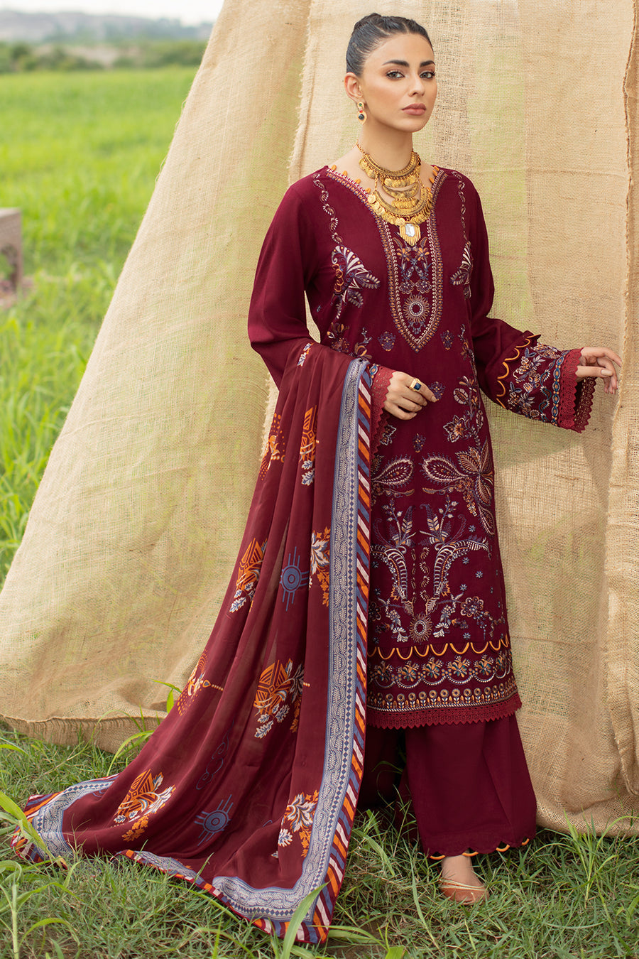 Ramsha R-604 Reet Karandi Collection – Sara Clothes