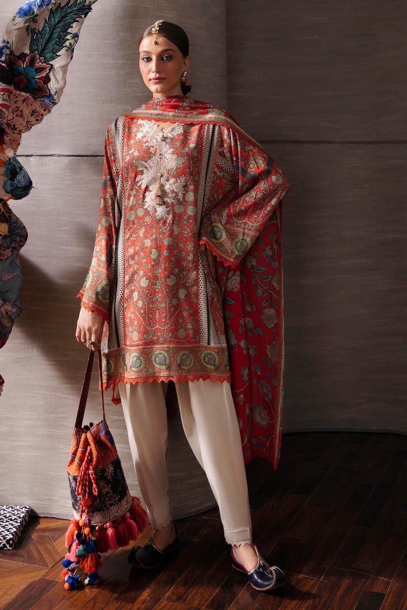 Sana Safinaz H232-017B-DC Mahay Winter Collection – Sara Clothes
