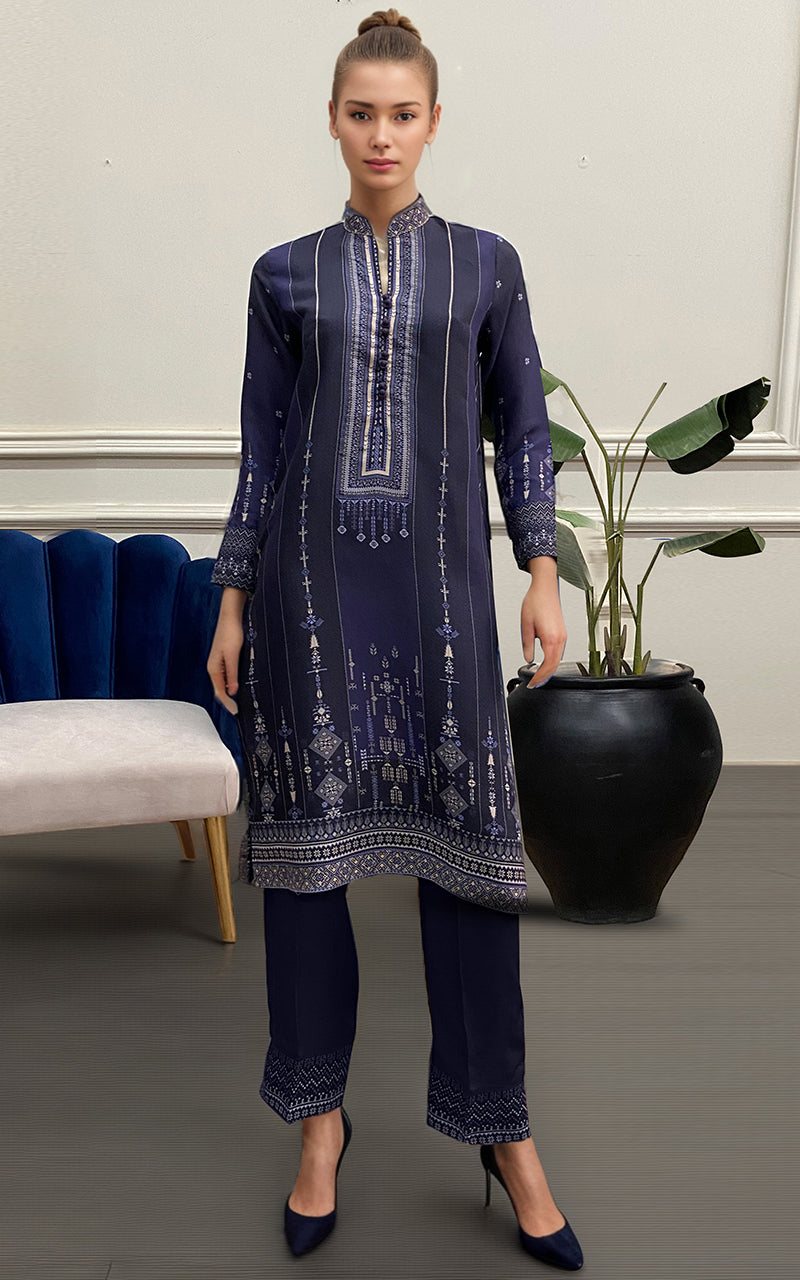 Thread & Motifz Ready To Wear Tunic 620 Silk Tunics 2024 – Sara Clothes