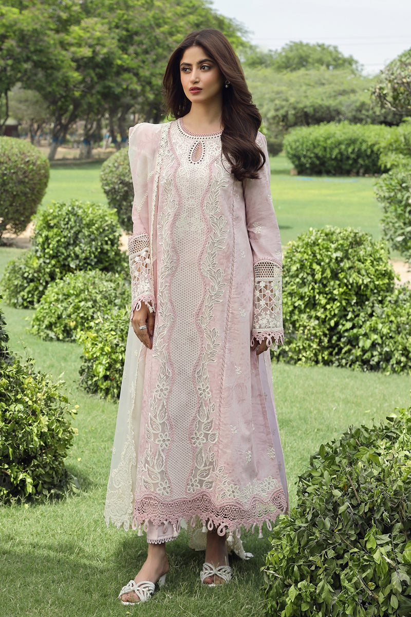 Qalamkar PS-09 Farva Festive Lawn Collection 2024 – Sara Clothes
