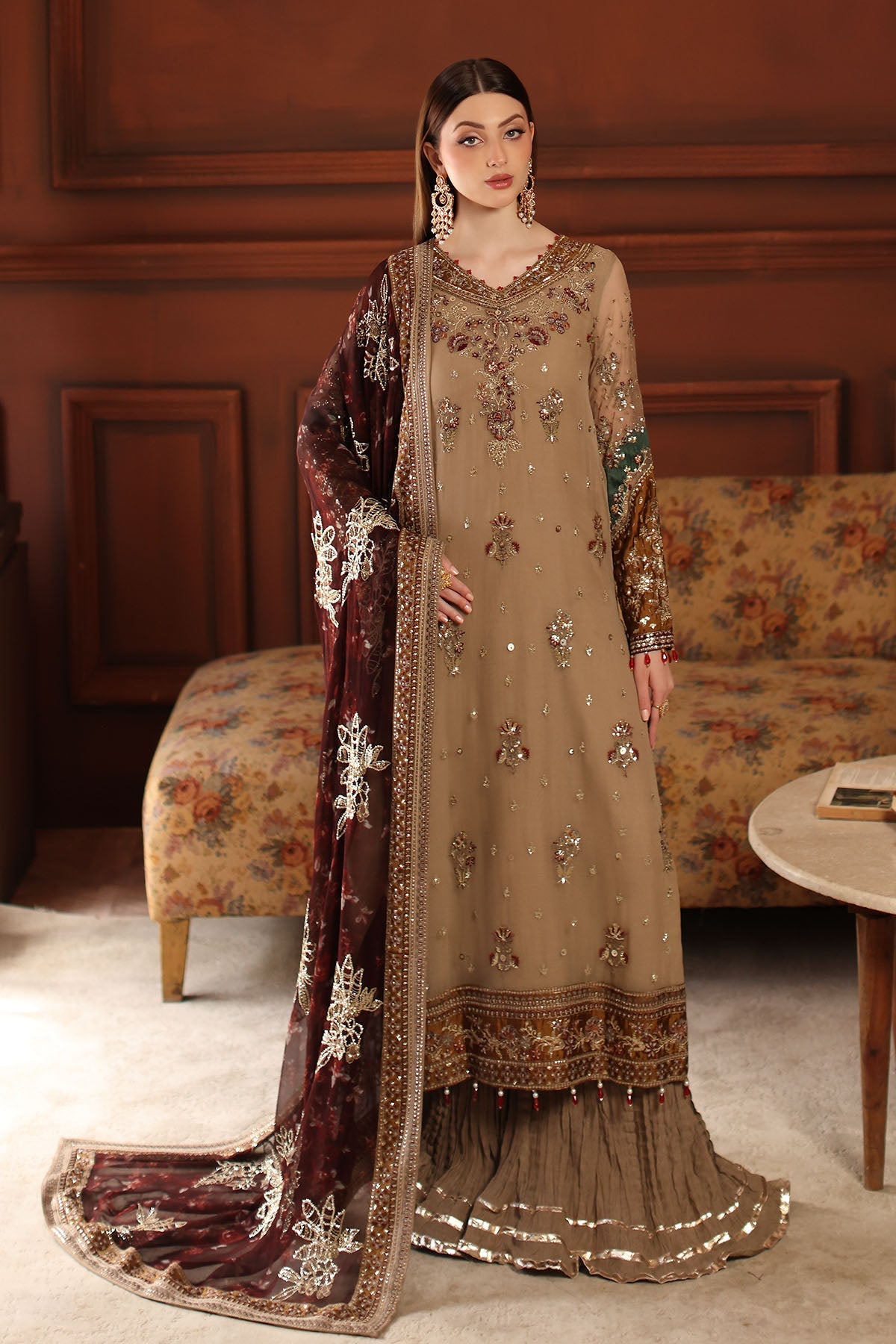 Nureh NL-91 Alfaaz Chiffon Luxe 2026 – Sara Clothes