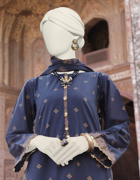 Junaid Jamshaid Multicolor 3PC | JLAWN-S-24-507 Eid Ul Adha Lawn Colle ...