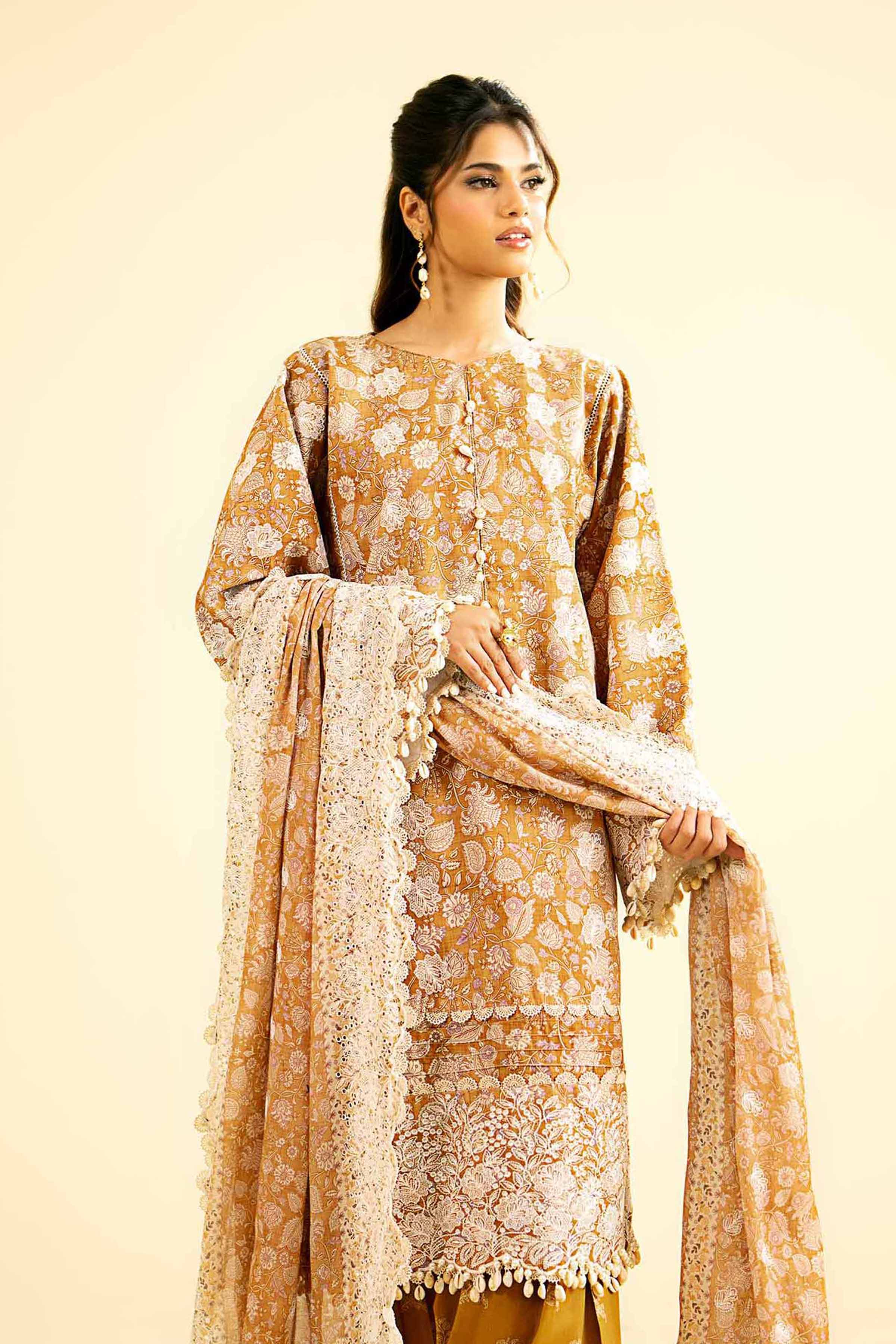 Nishat Linen 3 Piece - Digital & Paste Printed Embroidered Suit ...