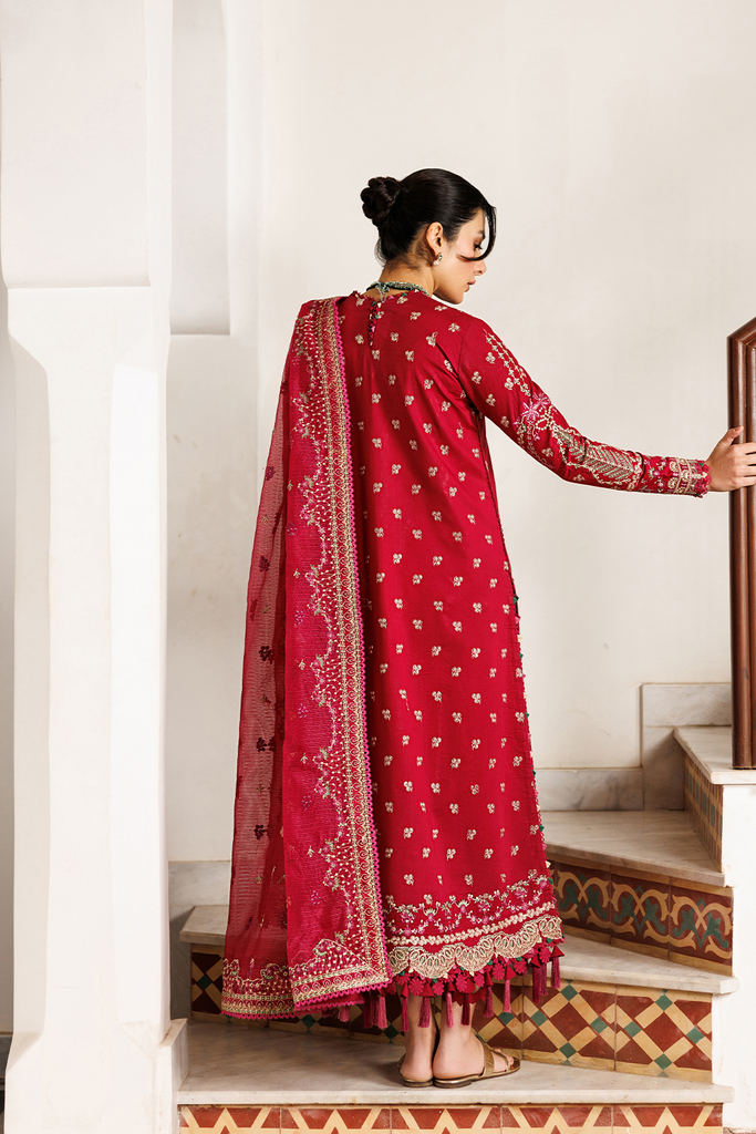 Emaan Adeel Gardenia Glow Mirabelle Festive Luxury Lawn 2026 – Sara Clothes