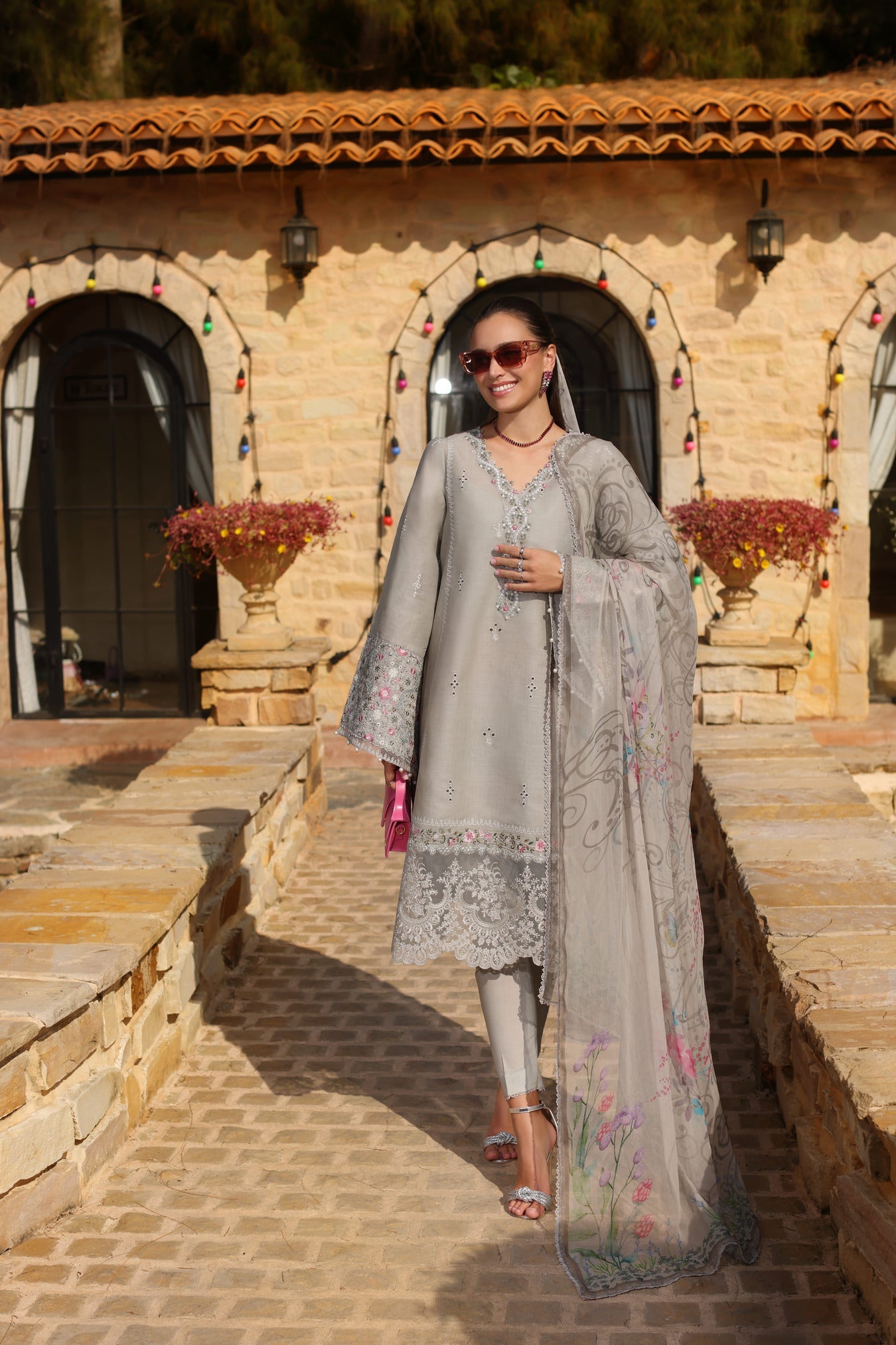 Saadia Asad D1-B Noor Luxe Chikankaari 2025 – Sara Clothes
