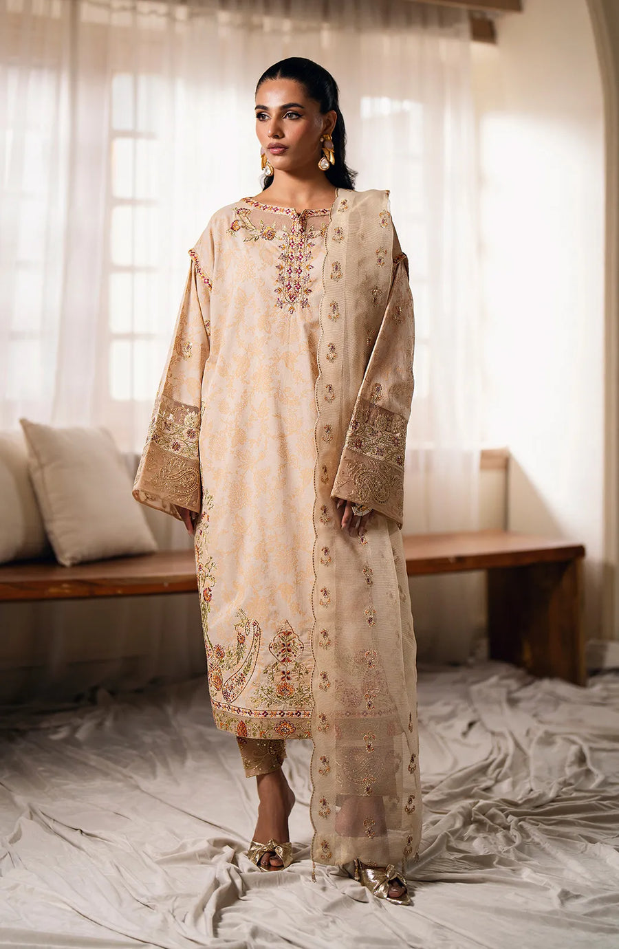 Maryum N Maria Eshe - MS24-624 Luxury Lawn Collection 2024 – Sara Clothes