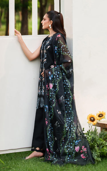 Asifa N Nabeel Ink Blossom ECU25-02 Eden Cambric 2025 – Sara Clothes