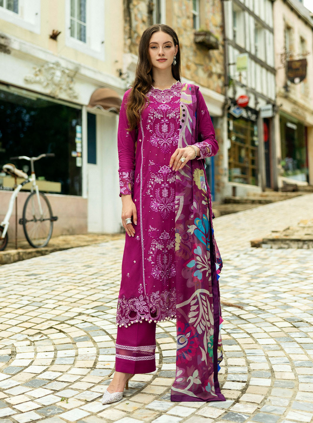 Roheenaz Claudia-6A Flanerie Lawn 2025 – Sara Clothes