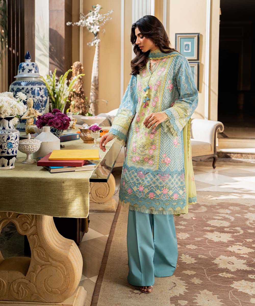 Sapphire U3PELX25V213 3 Piece Embroidered Dobby Suit Signature Eid 1 2 ...