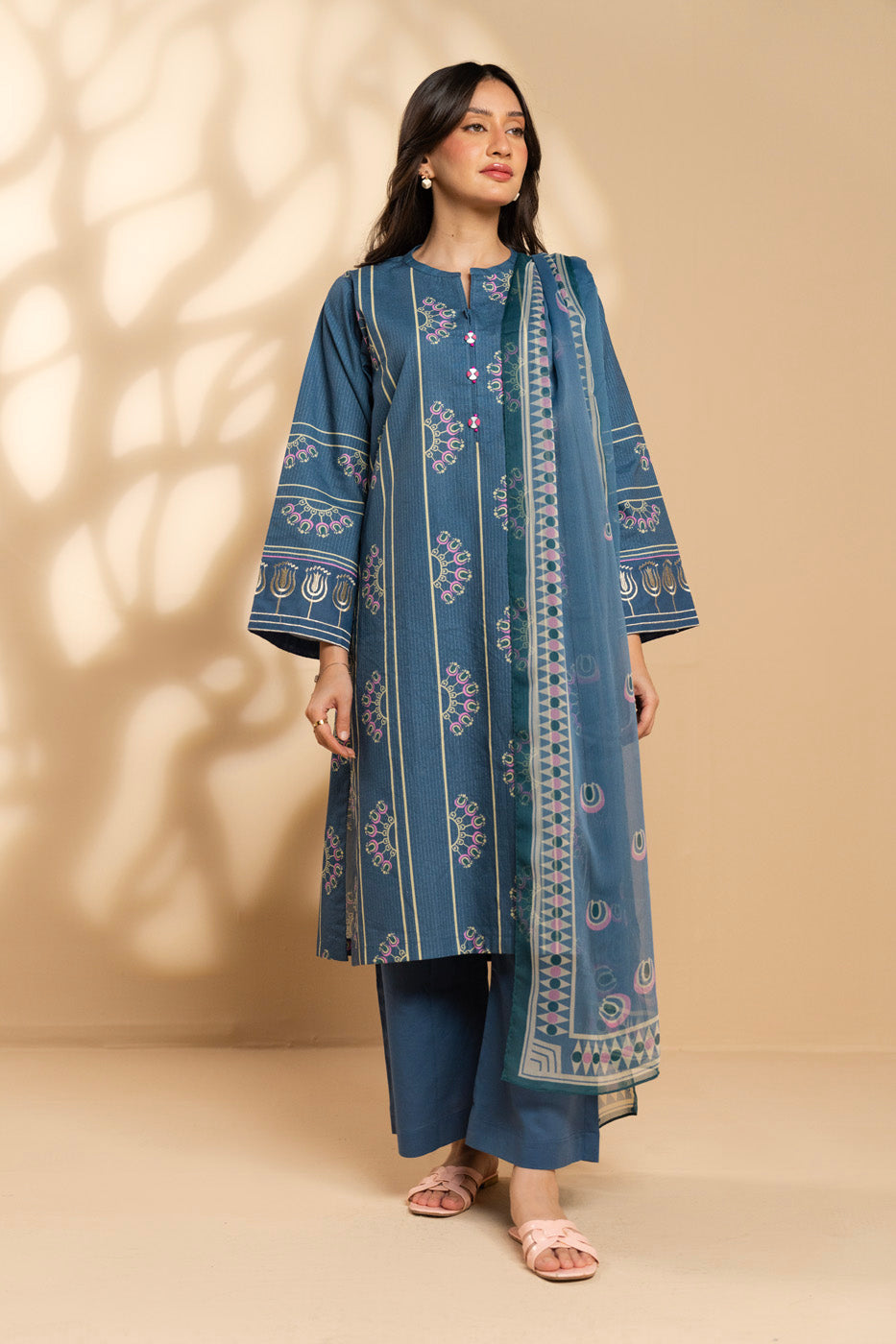 Alkaram WSPE3P25-6-381-Blue Hello Winter Woman 2026 – Sara Clothes