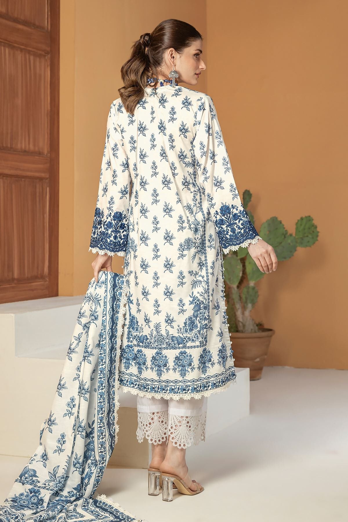 Khaadi BSL240302 Blue Eid Collection 2024 – Sara Clothes