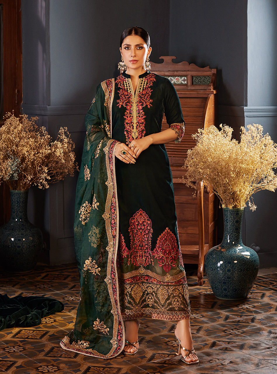 Zainab Chottani Zelena Velvet Collection – Sara Clothes