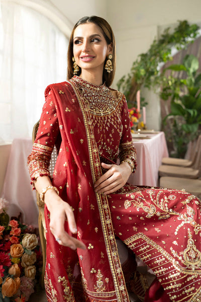 Qalamkar DN-03 Zaina Dilnaz Wedding Collection – Sara Clothes