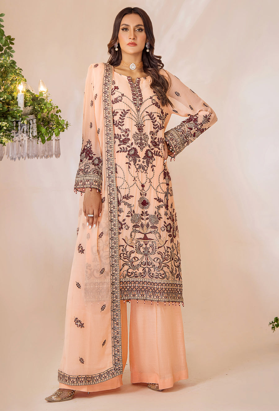 Adan Libas Design # 5341 Lueur Chiffon Collection – Sara Clothes