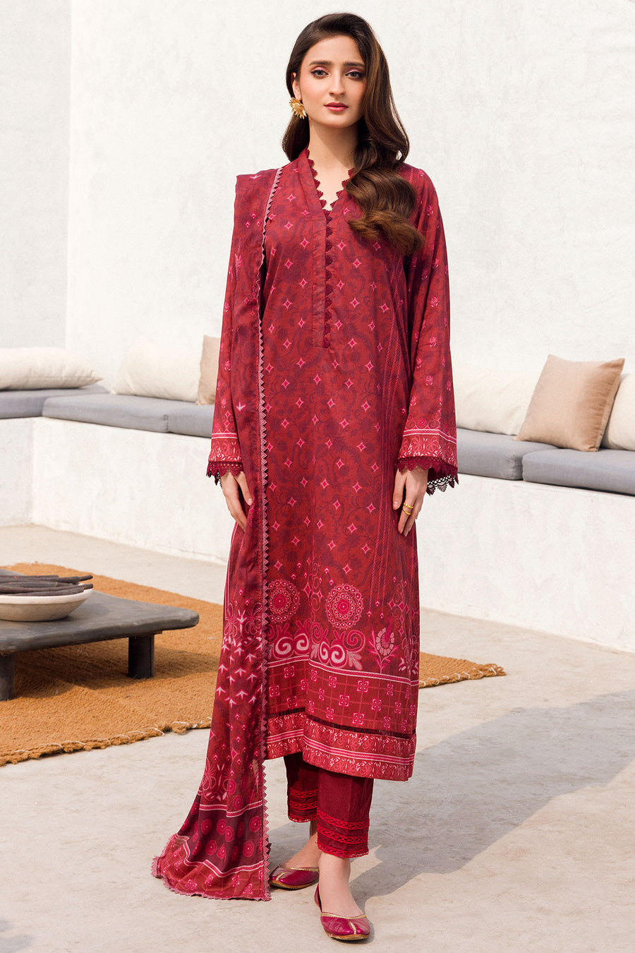 Motifz 4590-Anmol Rang Lawn 2024 – Sara Clothes