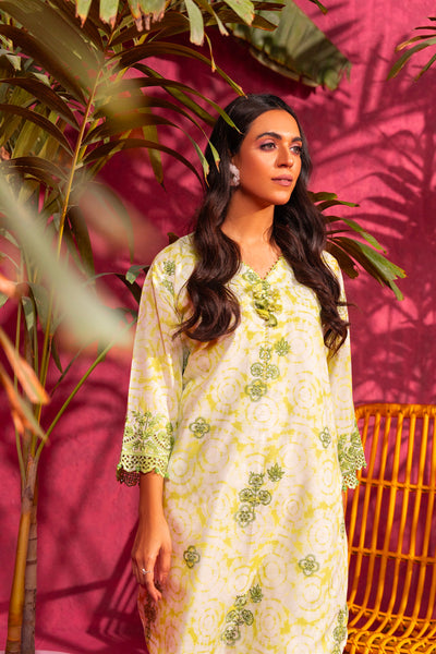 Alkaram SEC-09-24 Green Rang E Bahar Collection – Sara Clothes