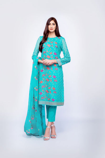 Bareeze Vintage Brocade Ch2749 Green Dress – Sara Clothes