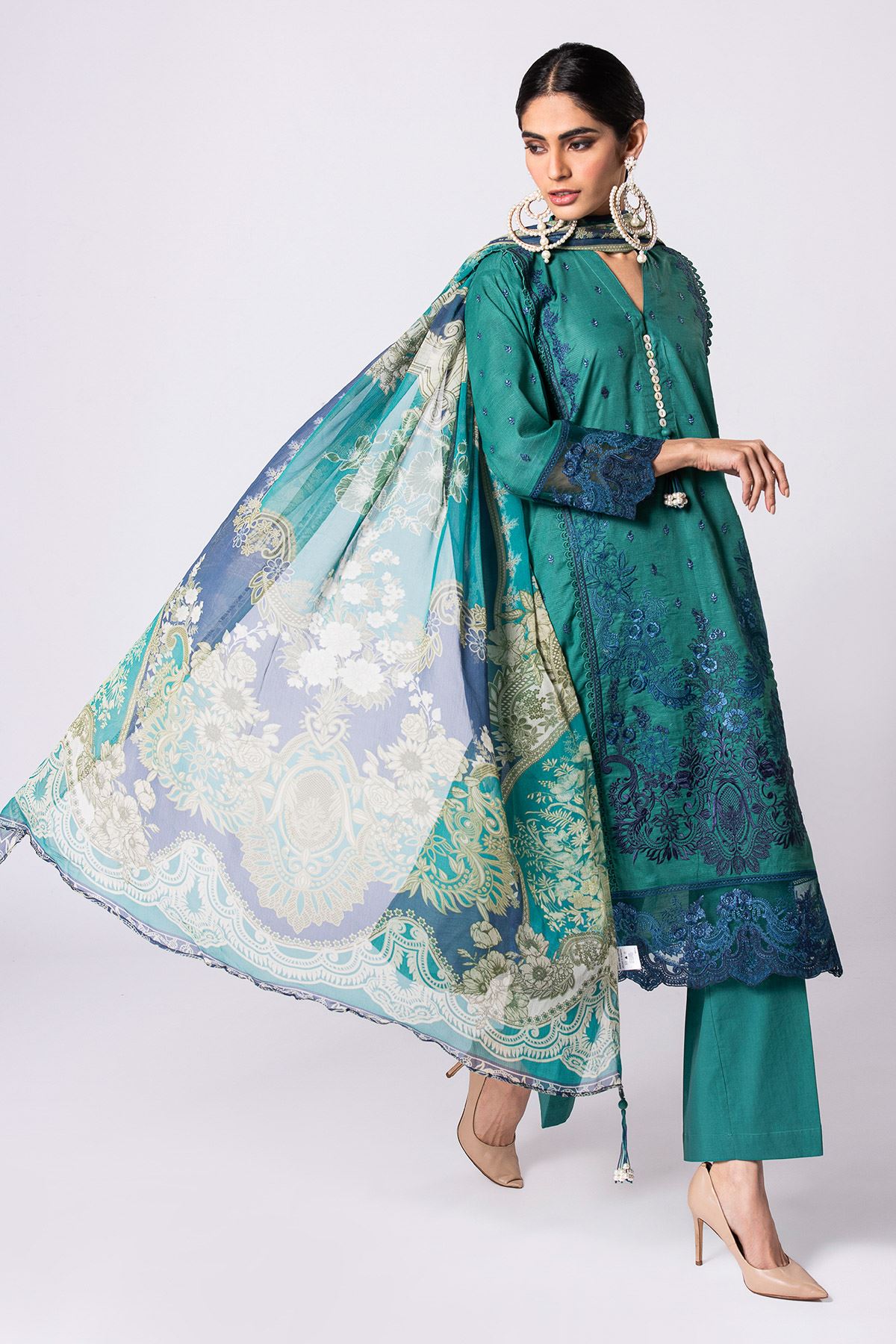 Khaadi BSL23108 Green Spring Summer Lawn Vol 1 – Sara Clothes