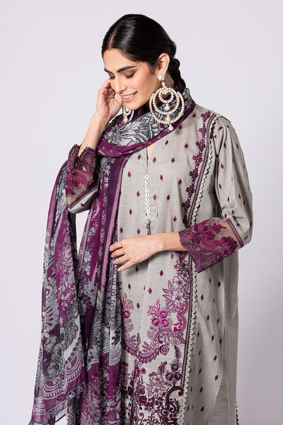Khaadi BSL23108 Grey Spring Summer Lawn Vol 1 – Sara Clothes