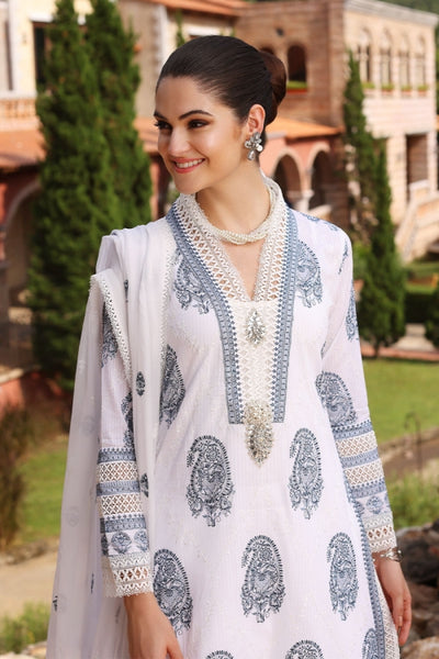 Bareeze CH4100-White Embroidered Eid Casual Collection – Sara Clothes