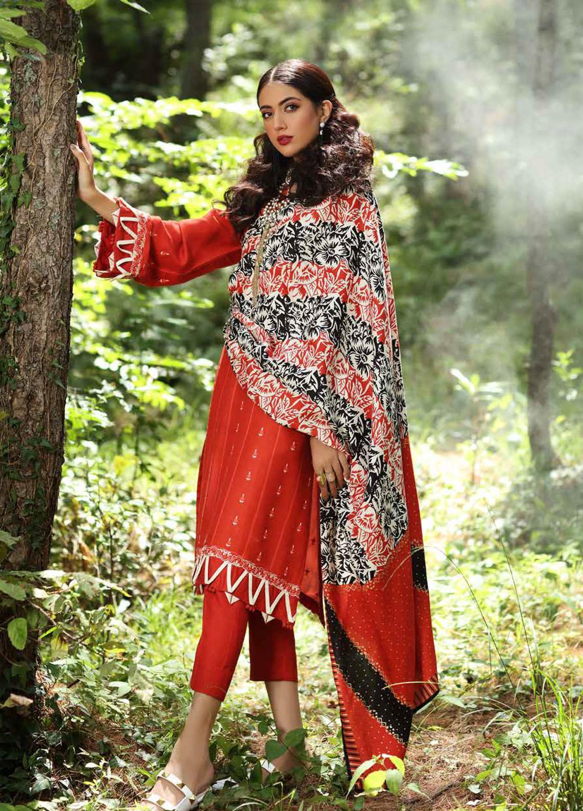 Gul Ahmed LT-12029 Velvet Winter Collection 2021 – Sara Clothes