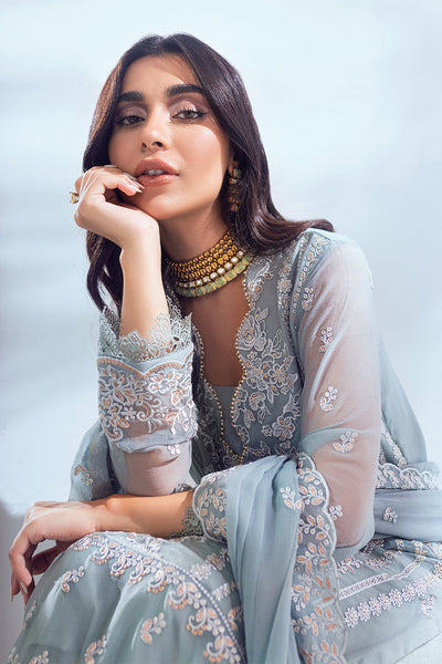 Azure Pastel Mint Luxury Prets – Sara Clothes