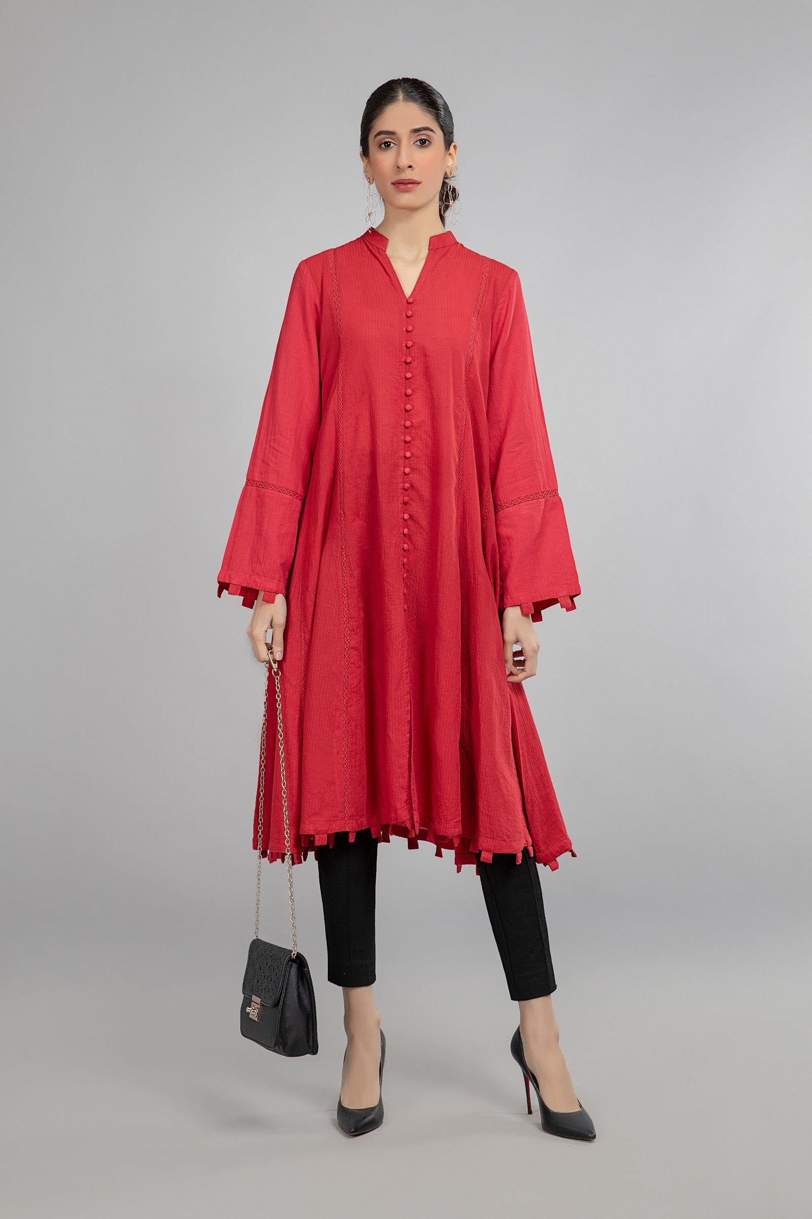 Maria B Red MB-SS21-74 Basic 2021 – Sara Clothes